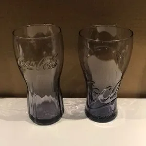 Coca Cola | Dining | Cocacola Purple Glasses | Poshmark